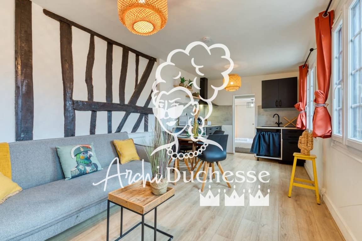33 M² Ferienwohnung ∙ 1 Schlafzimmer ∙ 2 Gäste - Mont-Saint-Aignan