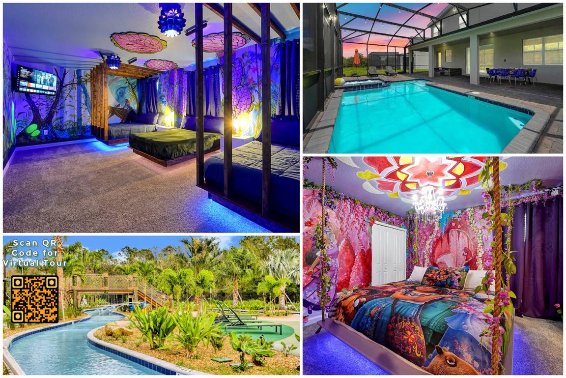 418 M² Villa ∙ 10 Camere Da Letto ∙ 25 Ospiti - Kissimmee, FL