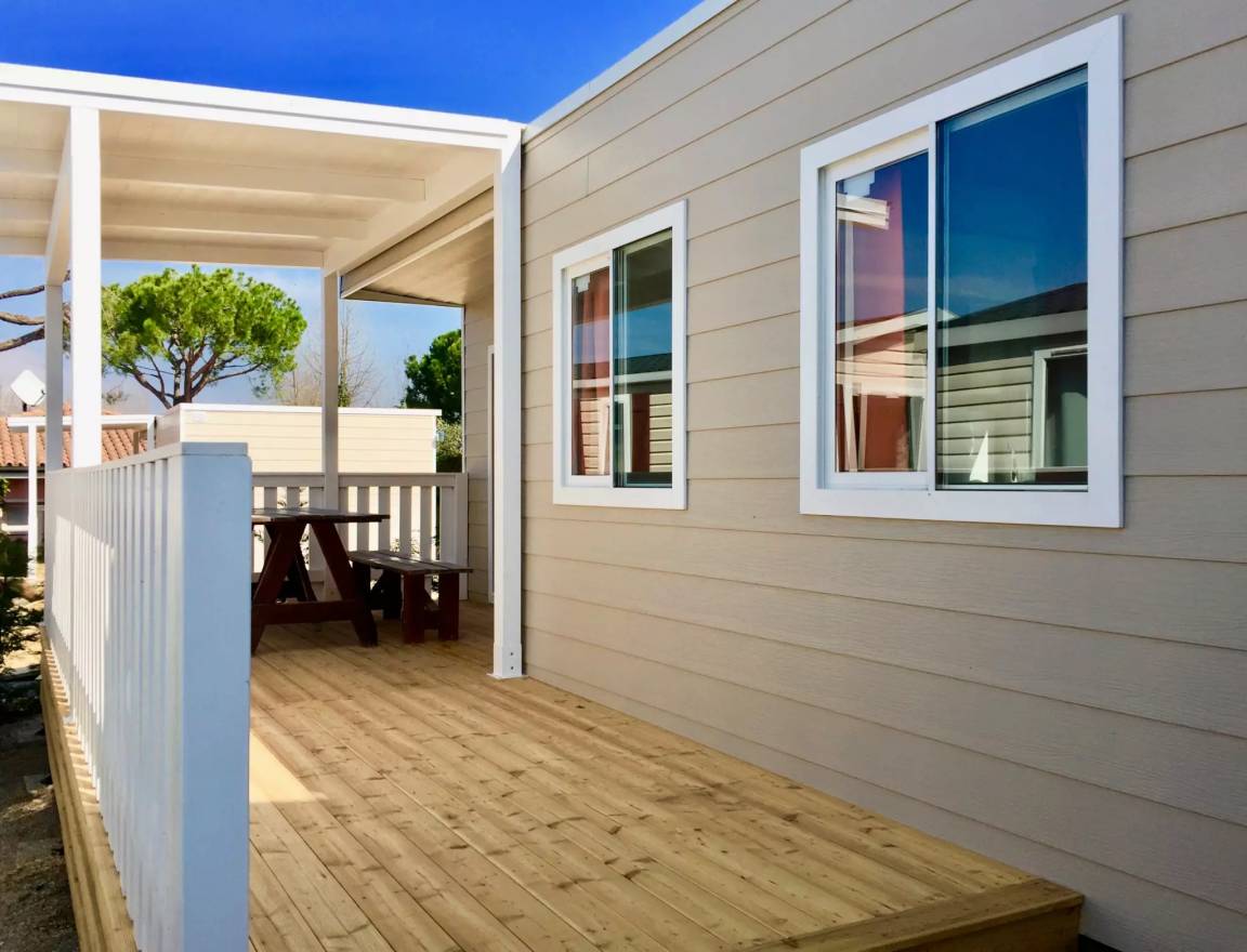 23 M² Mobilheim ∙ 2 Schlafzimmer ∙ 4 Gäste - Peschiera del Garda