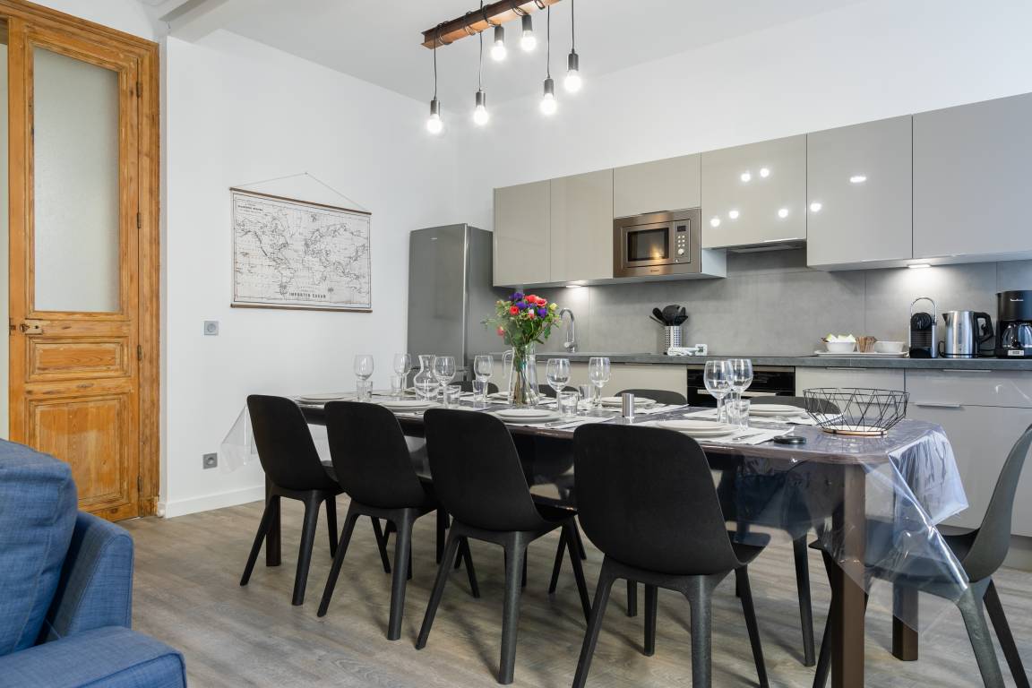 120 M² Appartement ∙ 4 Chambres ∙ 9 Personnes - Gare de Marseille-Saint-Charles