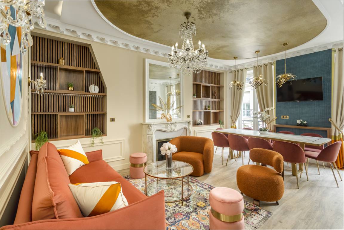 126 M² Apartment ∙ 5 Bedrooms ∙ 12 Guests - Gare Saint-Lazare - Paris