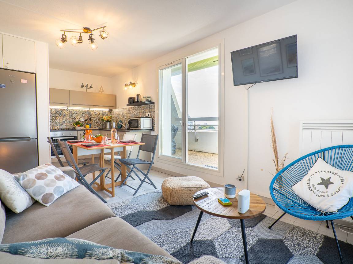 40 M² Apartamento ∙ 2 Habitaciones ∙ 4 Huéspedes - La Grande-Motte