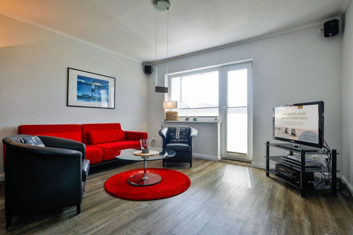 55 M² Ferienwohnung ∙ 1 Schlafzimmer ∙ 2 Gäste - Norddorf