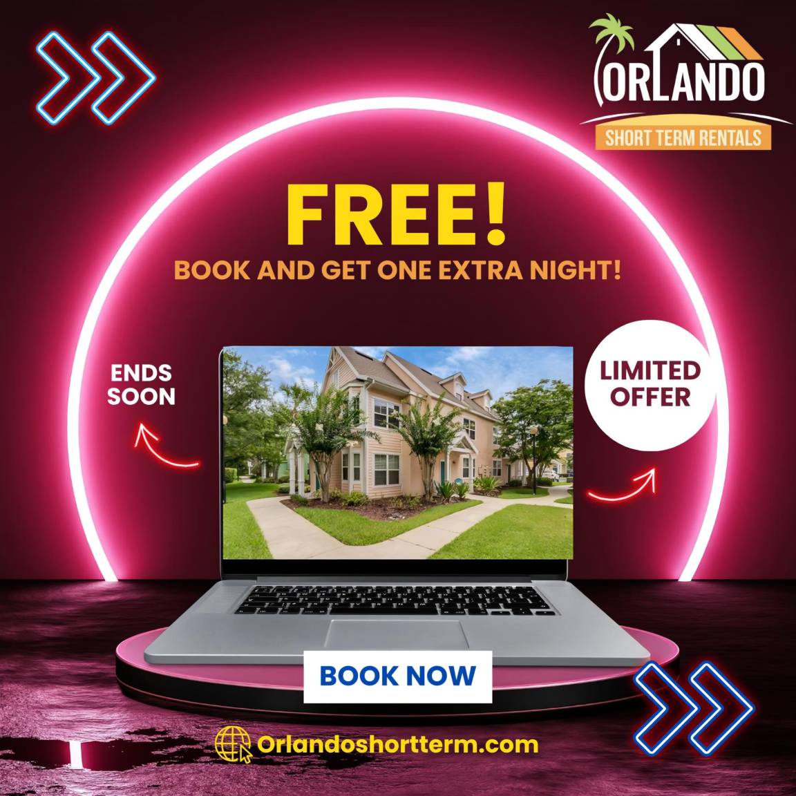 178 M² Condo ∙ 4 Bedrooms ∙ 8 Guests - The Land, Orlando