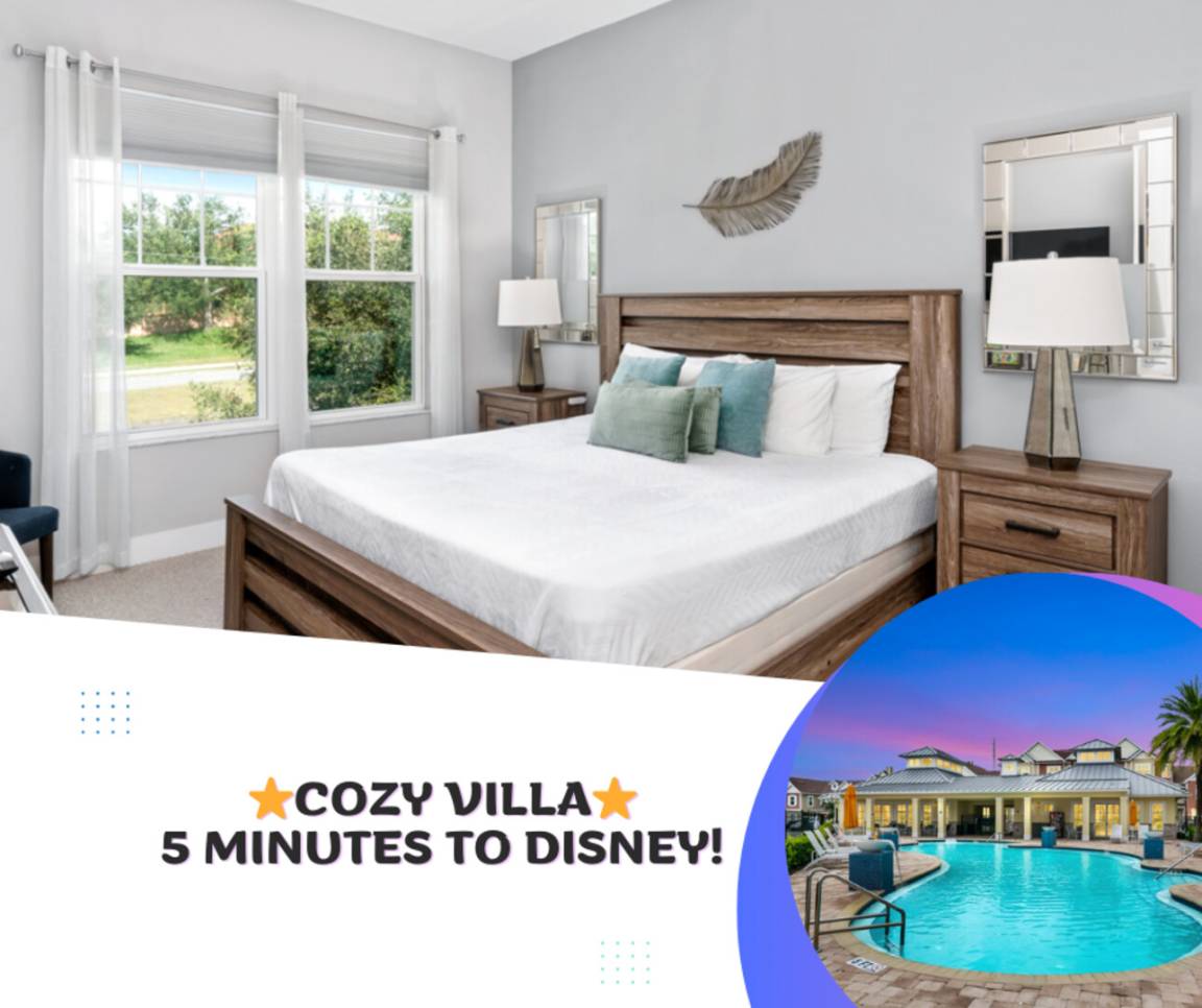 156 M² Villa ∙ 3 Bedrooms ∙ 10 Guests - Kissimmee, FL