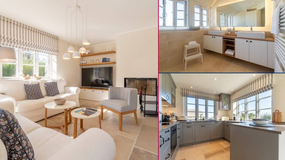 135 M² Ferienhaus ∙ 3 Schlafzimmer ∙ 6 Gäste - Norddorf