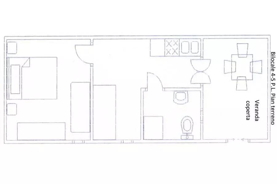 Mobilheim ∙ 1 Schlafzimmer ∙ 4 Gäste - Apulien