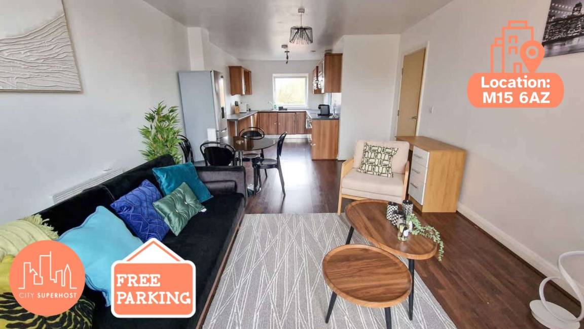 Apartamento ∙ 3 Habitaciones ∙ 8 Huéspedes - Cheadle