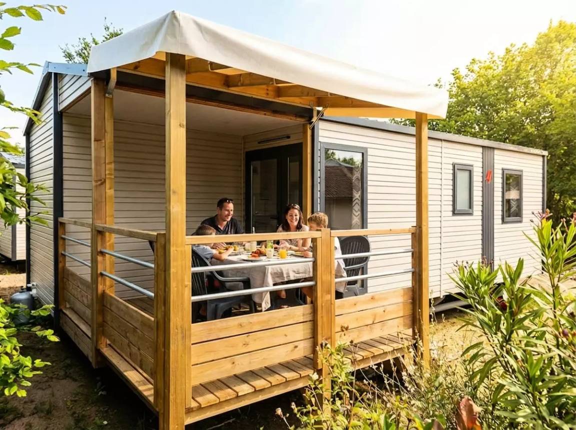 28 M² Mobil-home ∙ 3 Chambres ∙ 6 Personnes - Cantal