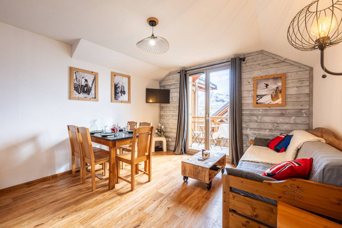 34 M² Appartement ∙ 2 Chambres ∙ 6 Personnes - Les Karellis