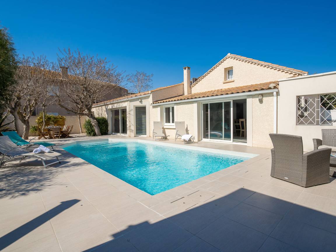 158 M² Maison De Vacances ∙ 5 Chambres ∙ 10 Personnes - Agde