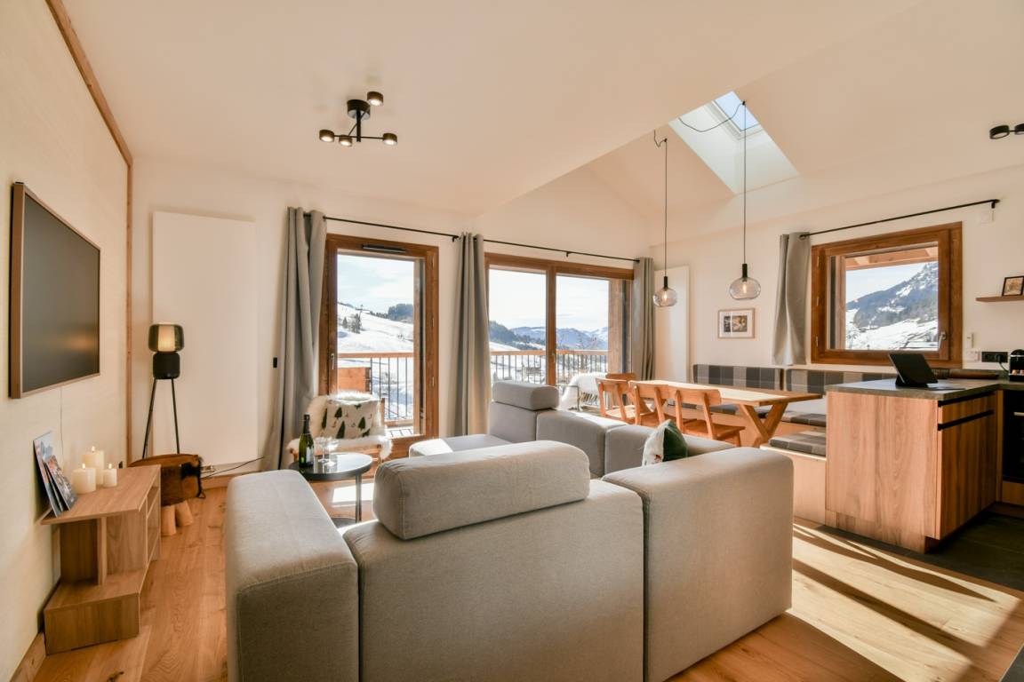 78 M² Ferienwohnung ∙ 3 Schlafzimmer ∙ 7 Gäste - Mont-Saxonnex