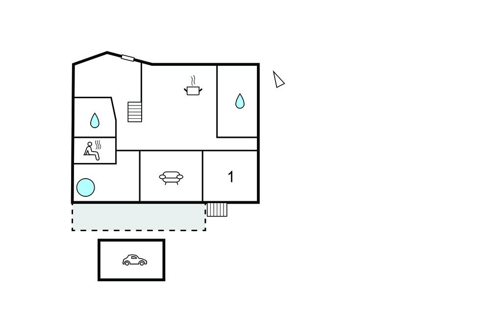 88 M² Appartement ∙ 1 Chambre ∙ 2 Personnes - Osijek