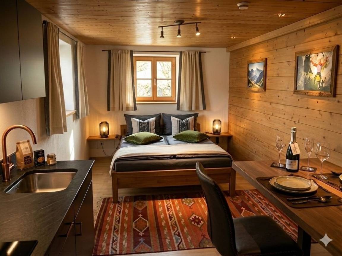 25 M² Ferienwohnung ∙ 1 Schlafzimmer ∙ 2 Gäste - Spitzingsee