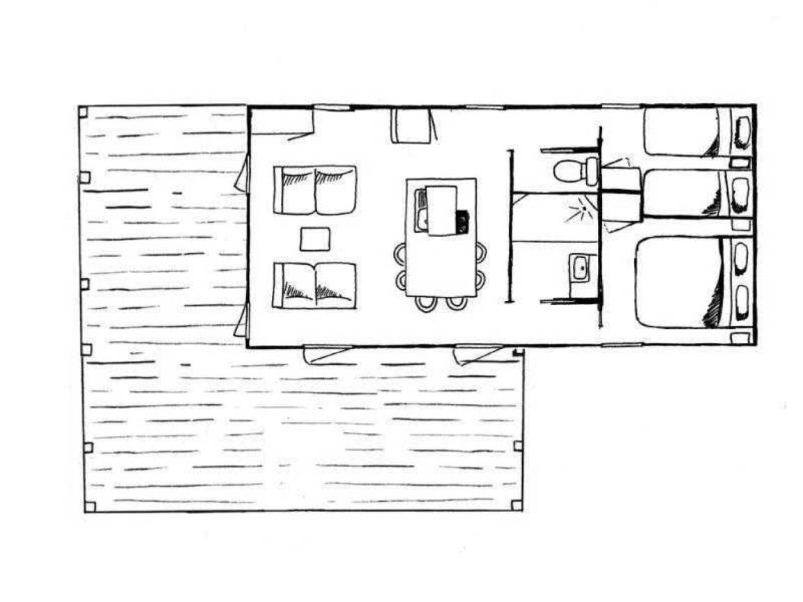 40 M² Camping ∙ 2 Chambres ∙ 4 Personnes - Saumur