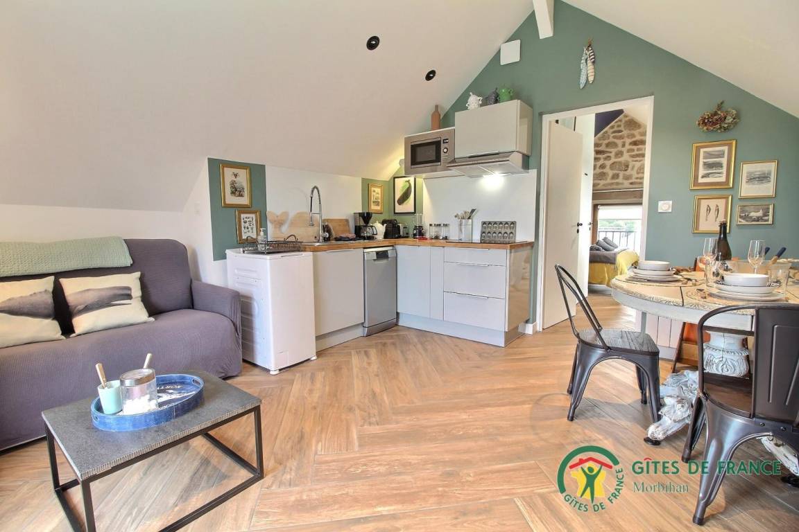 33 M² Gîte ∙ 1 Chambre ∙ 2 Personnes - Ploemel