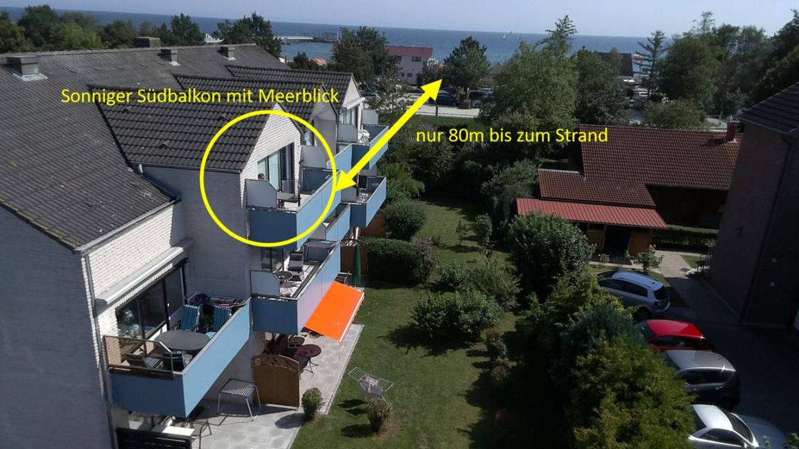 36 M² Ferienwohnung ∙ 1 Schlafzimmer ∙ 2 Gäste - Dahme