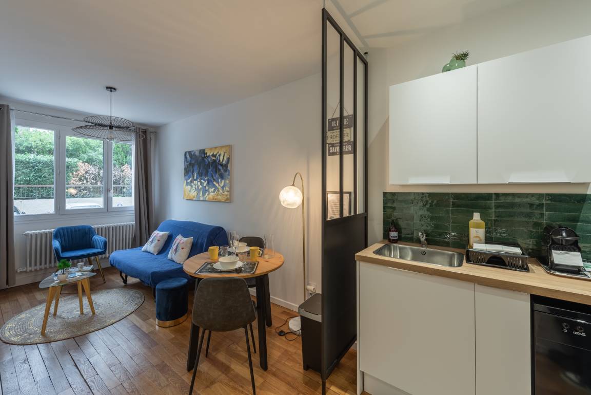 28 M² Apartamento ∙ 1 Habitación ∙ 2 Huéspedes - Lyon