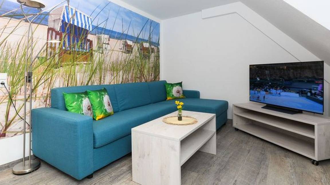 34 M² Ferienwohnung ∙ 1 Schlafzimmer ∙ 2 Gäste - Bensersiel