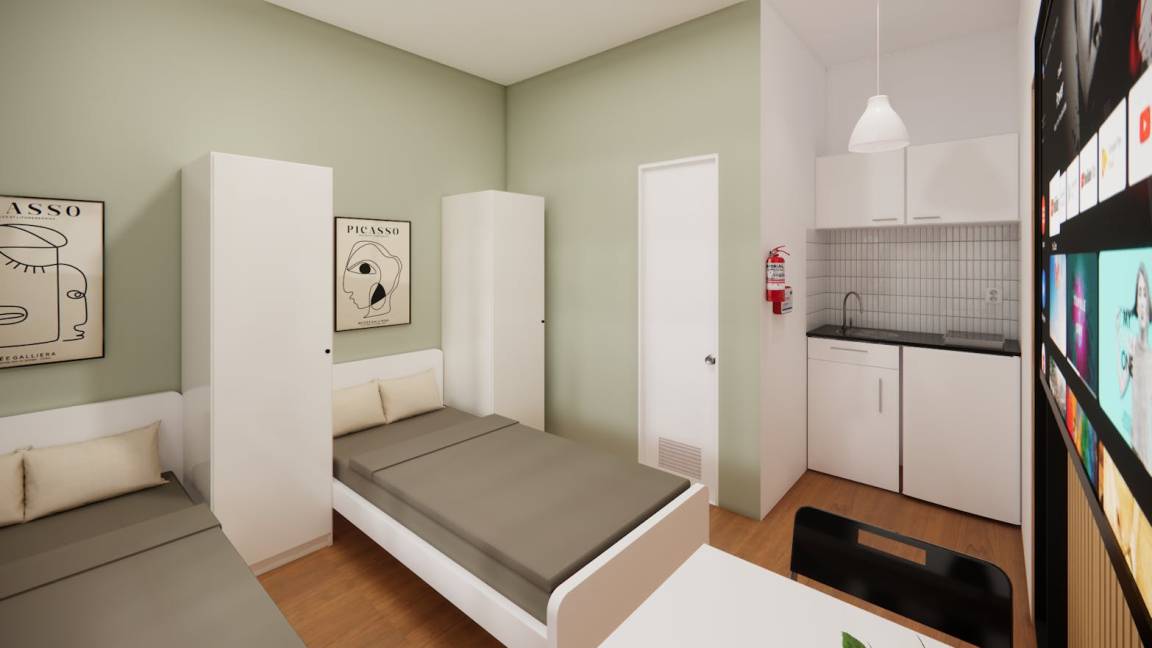 14 M² Ferienwohnung ∙ 1 Schlafzimmer ∙ 2 Gäste - Velbert