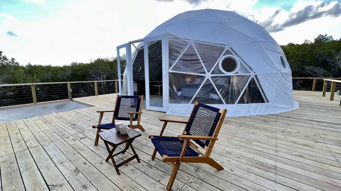Camping-unterkunft ∙ 1 Schlafzimmer ∙ 4 Gäste - Marble Falls, TX