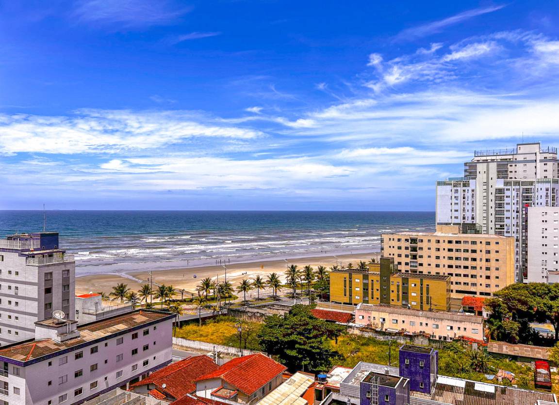 55 M² Apartamento ∙ 1 Quarto ∙ 6 Hóspedes - Praia Grande