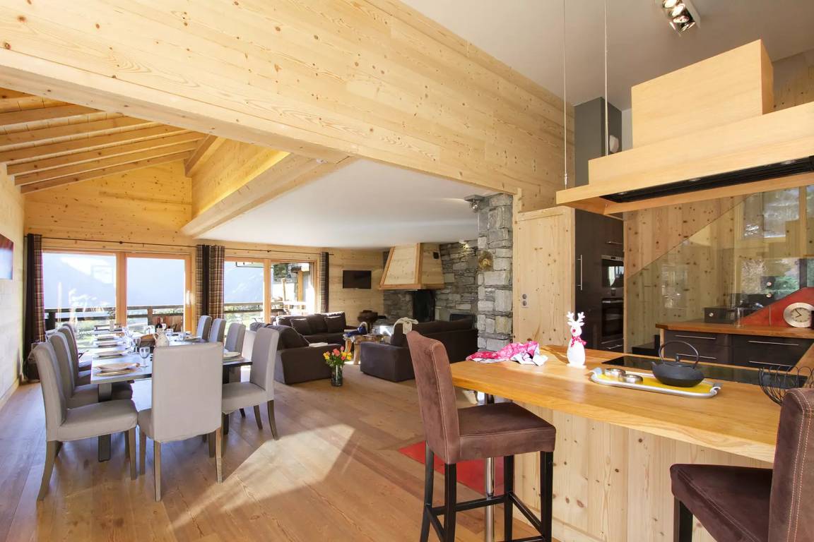 162 M² Chalet ∙ 4 Schlafzimmer ∙ 12 Gäste - Les Deux Alpes
