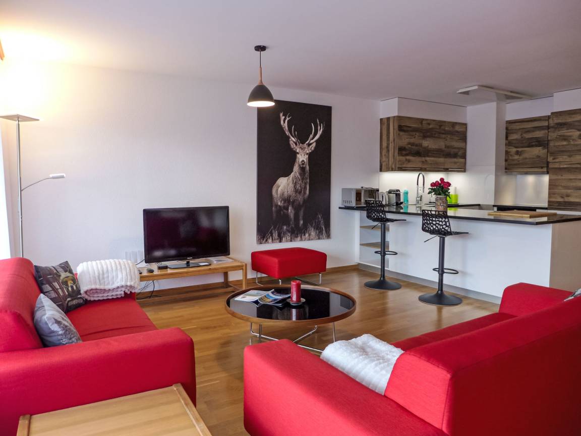 90 M² Appartement ∙ 2 Chambres ∙ 5 Personnes - Crans-Montana