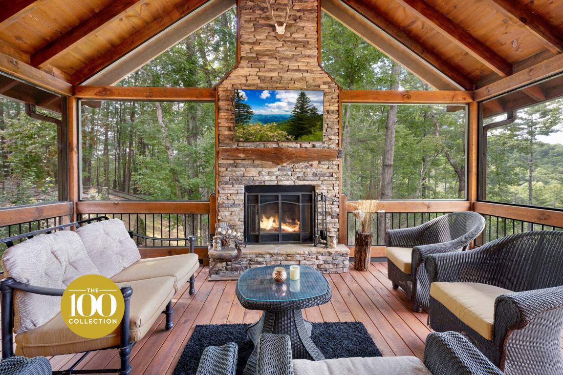 261 M² Cabin ∙ 4 Bedrooms ∙ 12 Guests - Blue Ridge, GA