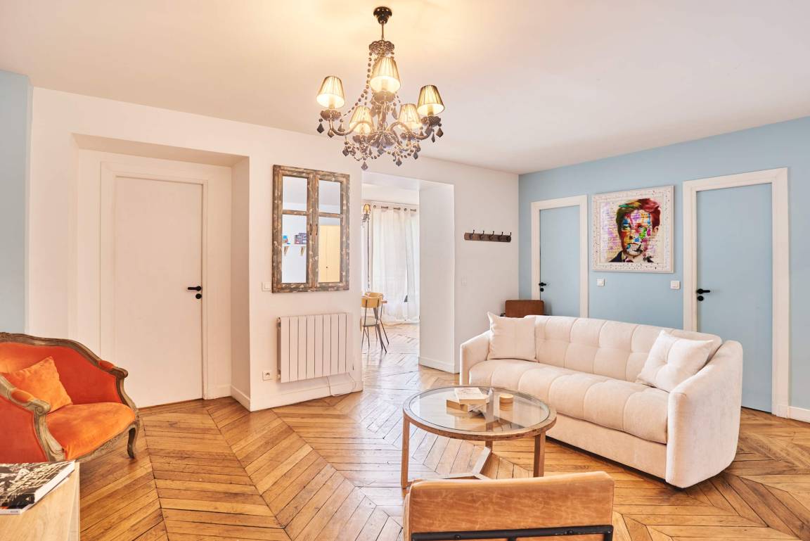 100 M² Appartement ∙ 3 Chambres ∙ 6 Personnes - Le Marais