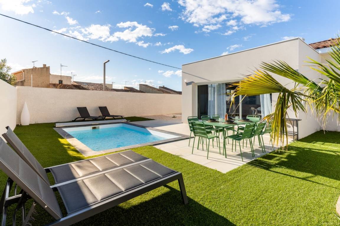 95 M² Villa ∙ 3 Habitaciones ∙ 8 Huéspedes - Valras-Plage