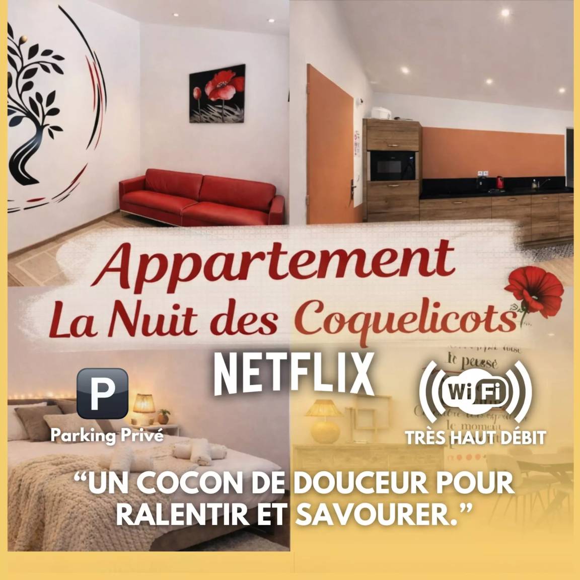 70 M² Appartement ∙ 2 Chambres ∙ 6 Personnes - Bourg-Achard