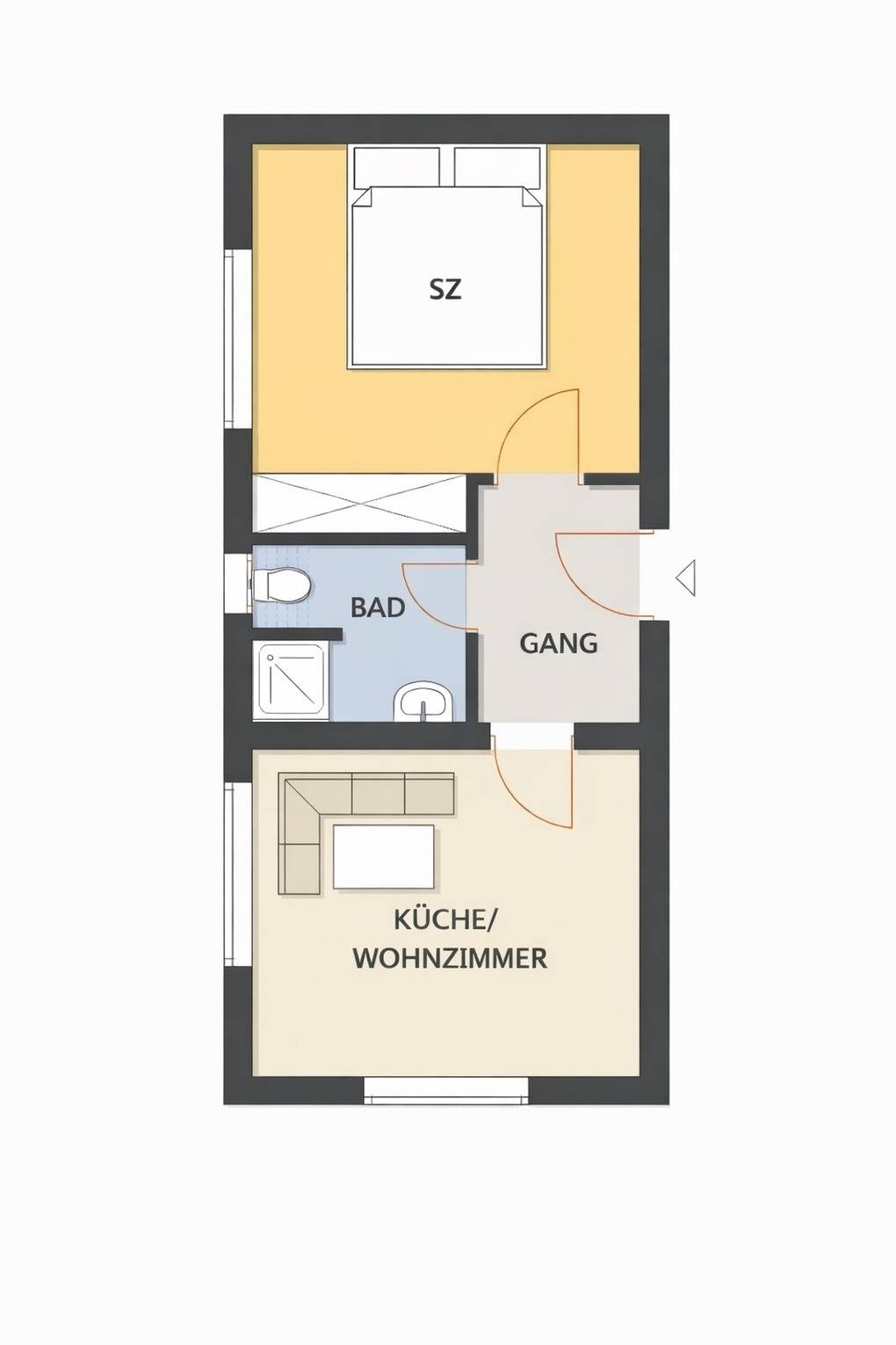 30 M² Appartement ∙ 1 Chambre ∙ 2 Personnes - Kitzbühel