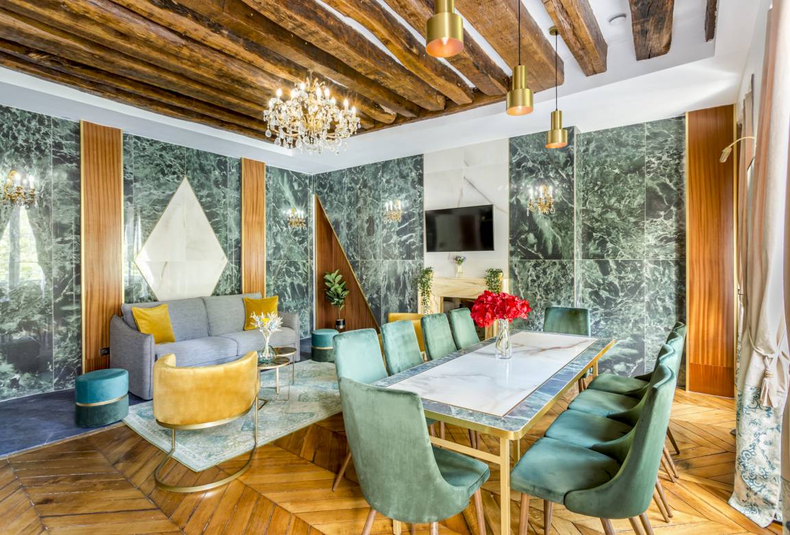 100 M² Apartamento ∙ 3 Habitaciones ∙ 8 Huéspedes - París