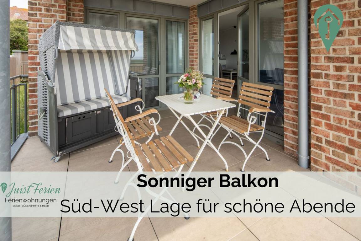 65 M² Ferienwohnung ∙ 2 Schlafzimmer ∙ 4 Gäste - Juist