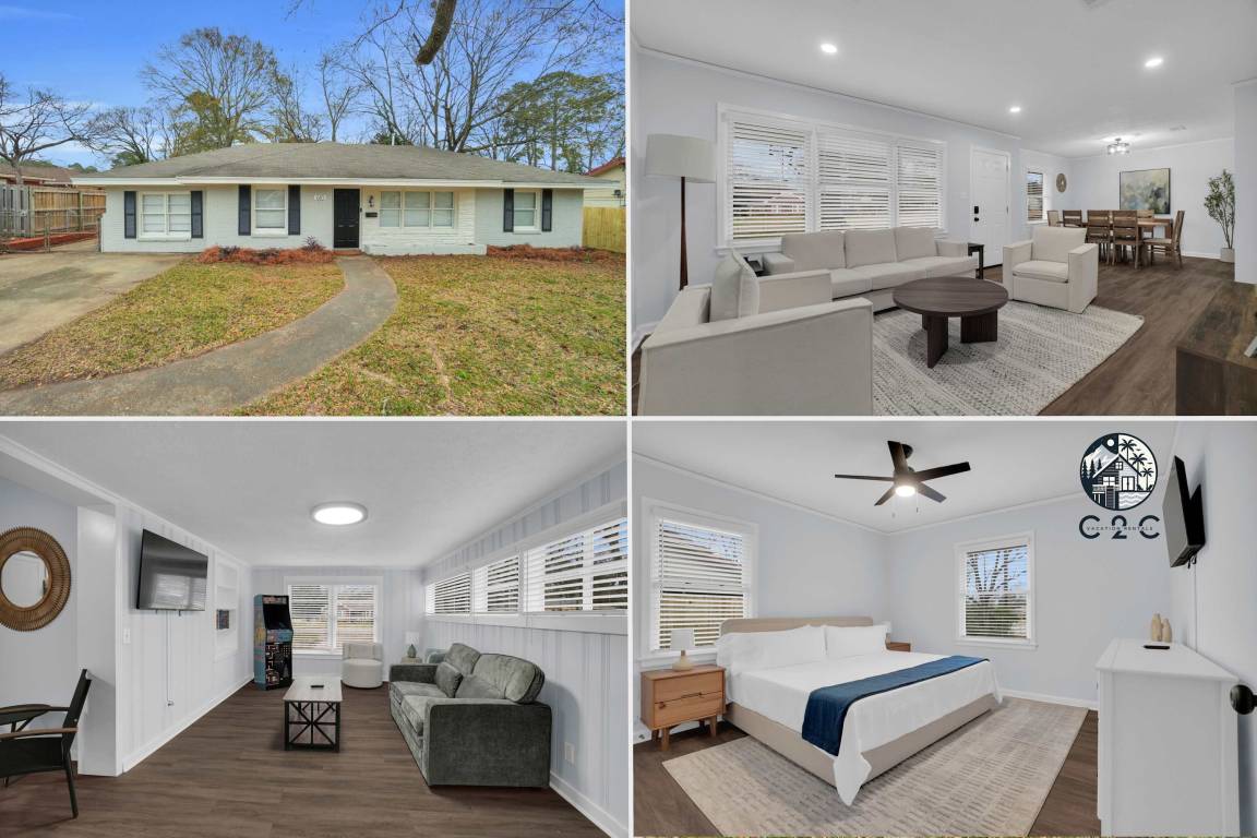 House ∙ 3 Bedrooms ∙ 8 Guests - Montgomery, AL
