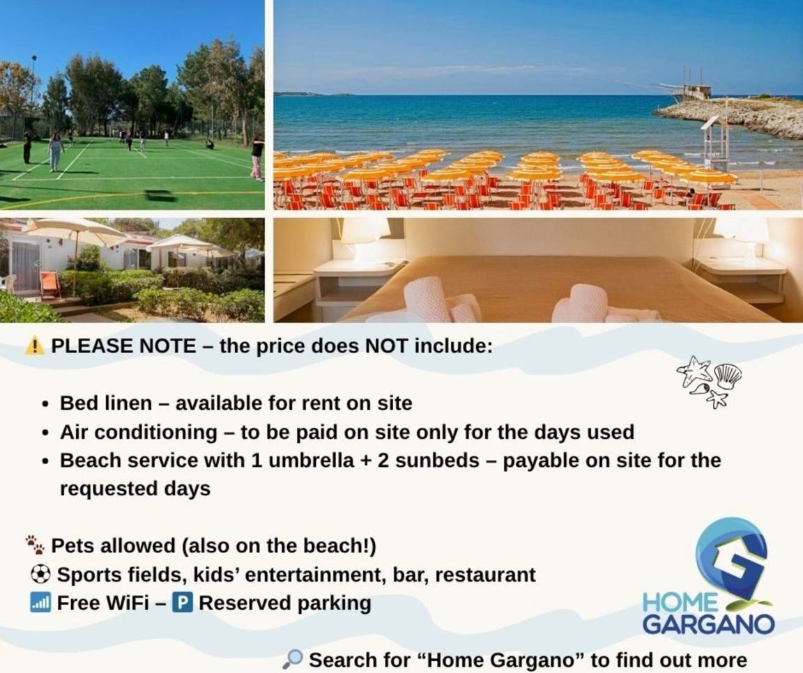 39 M² Parco Vacanze ∙ 1 Camera Da Letto ∙ 6 Ospiti - Provincia di Foggia