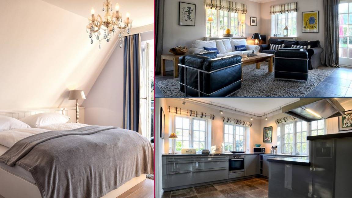 150 M² Ferienhaus ∙ 3 Schlafzimmer ∙ 6 Gäste - Norddorf