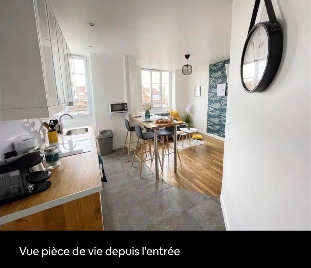 32 M² Apartamento ∙ 1 Habitación ∙ 2 Huéspedes - Roissy-en-France