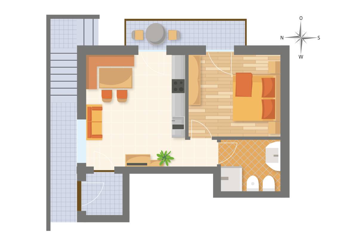 Farmhouse ∙ 1 Bedroom ∙ 2 Guests - Bozen