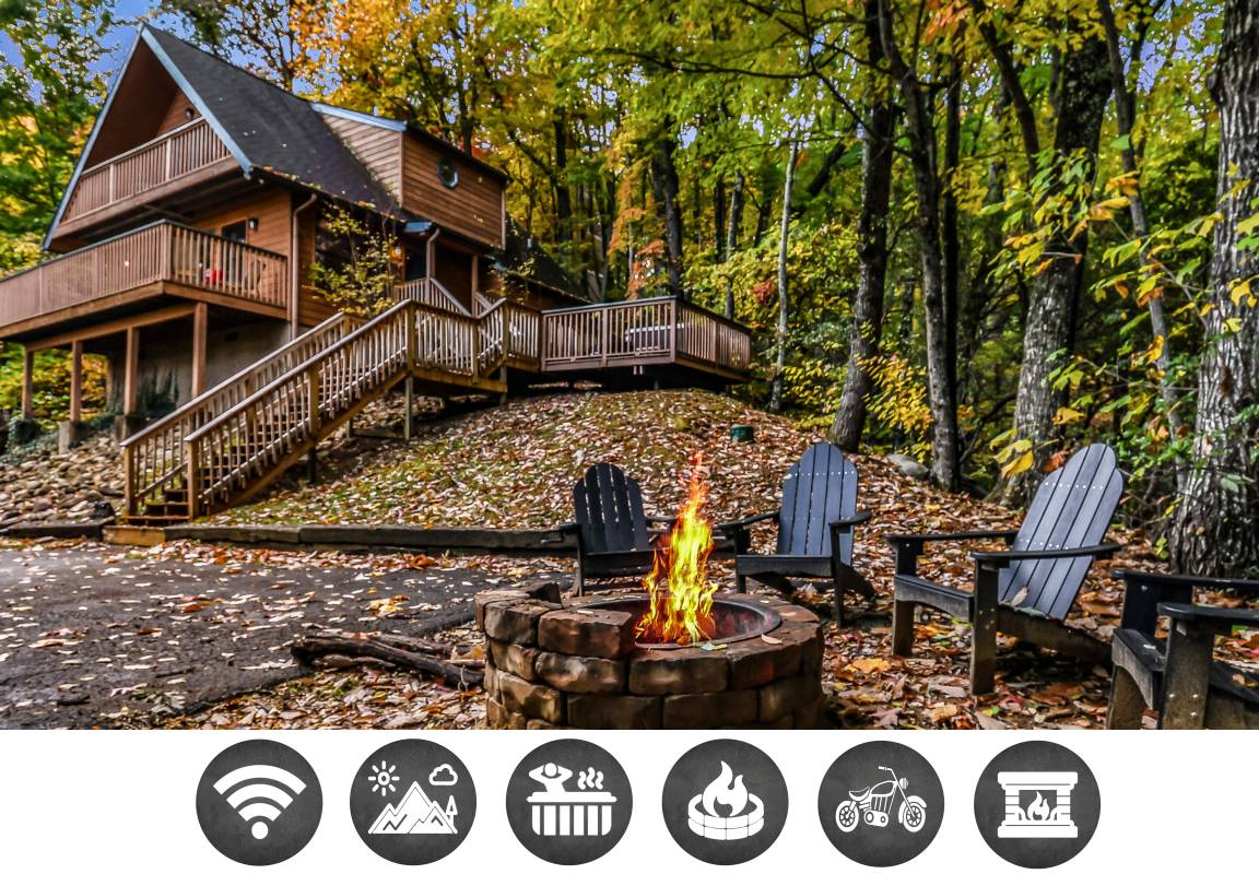 141 M² Cabin ∙ 2 Bedrooms ∙ 8 Guests - Gatlinburg, TN