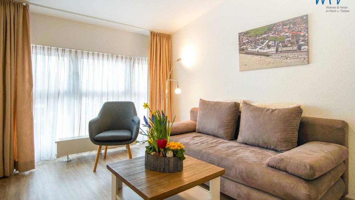 50 M² Appartement ∙ 1 Chambre ∙ 3 Personnes - Borkum