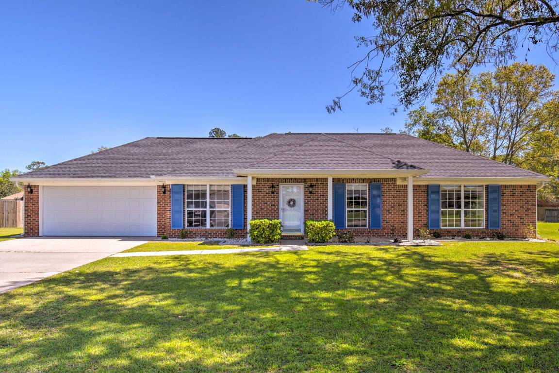 124 M² House ∙ 3 Bedrooms ∙ 6 Guests - Foley, AL