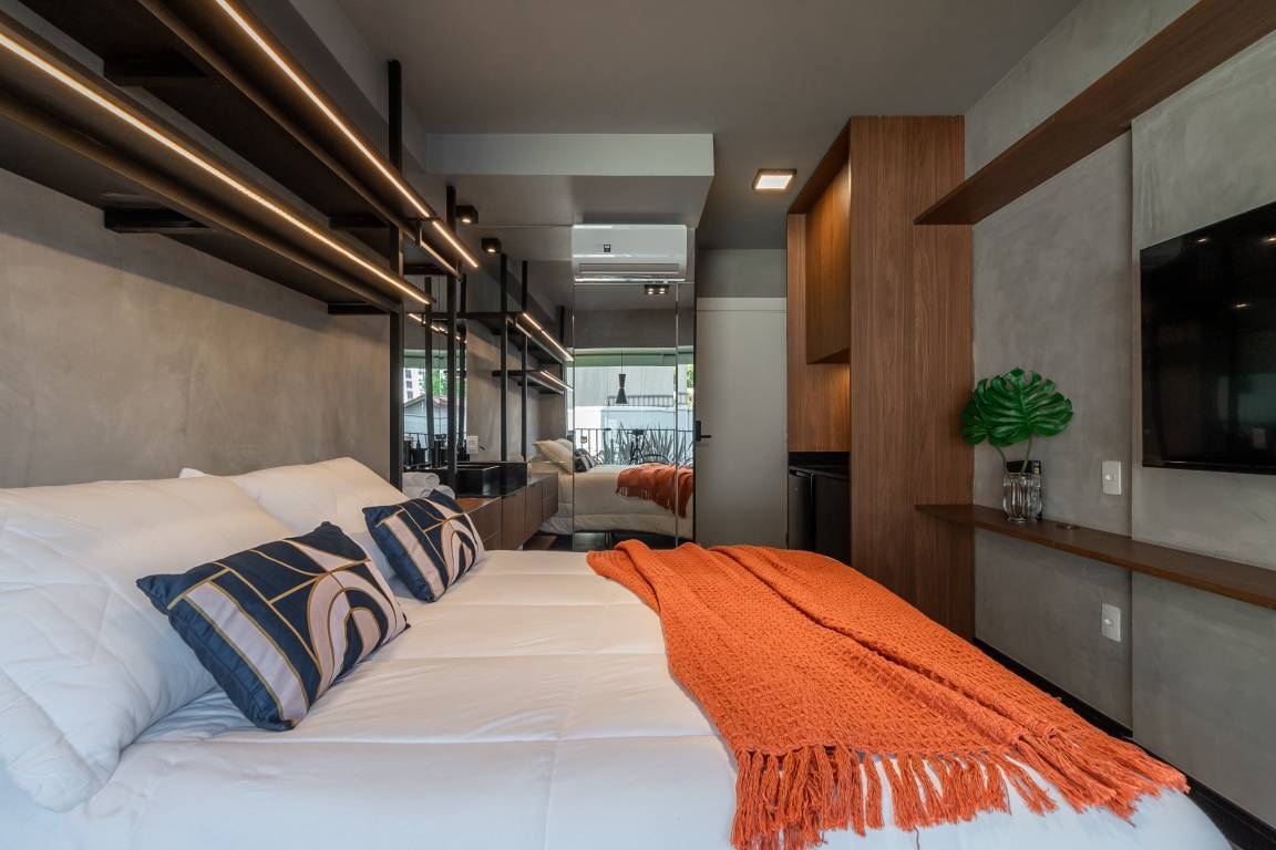 20 M² Apartamento ∙ 1 Quarto ∙ 2 Hóspedes - Santo Amaro
