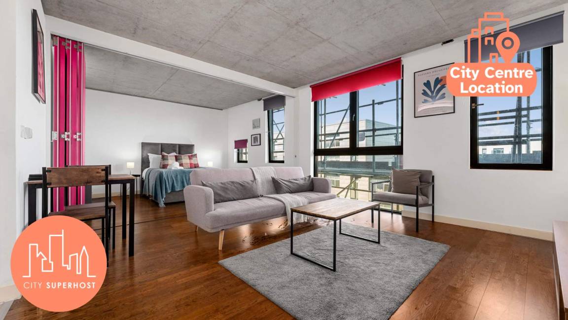 65 M² Apartamento ∙ 1 Habitación ∙ 4 Huéspedes - Oldham