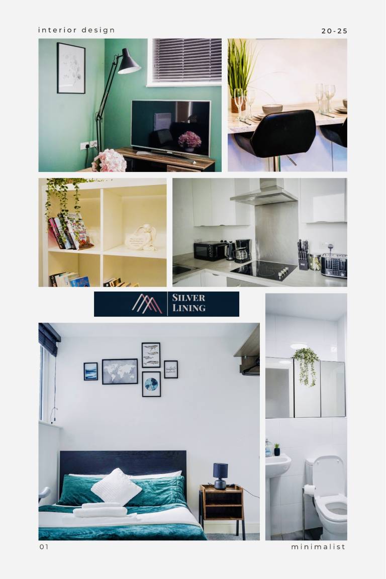 1640 M² Apartment ∙ 2 Bedrooms ∙ 6 Guests - Swindon