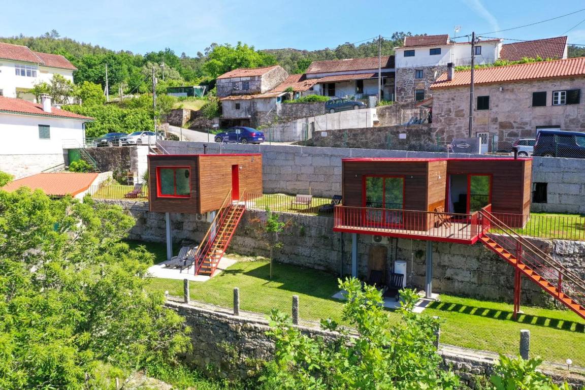 40 M² Bangalô ∙ 1 Quarto ∙ 4 Hóspedes - Ponte da Barca