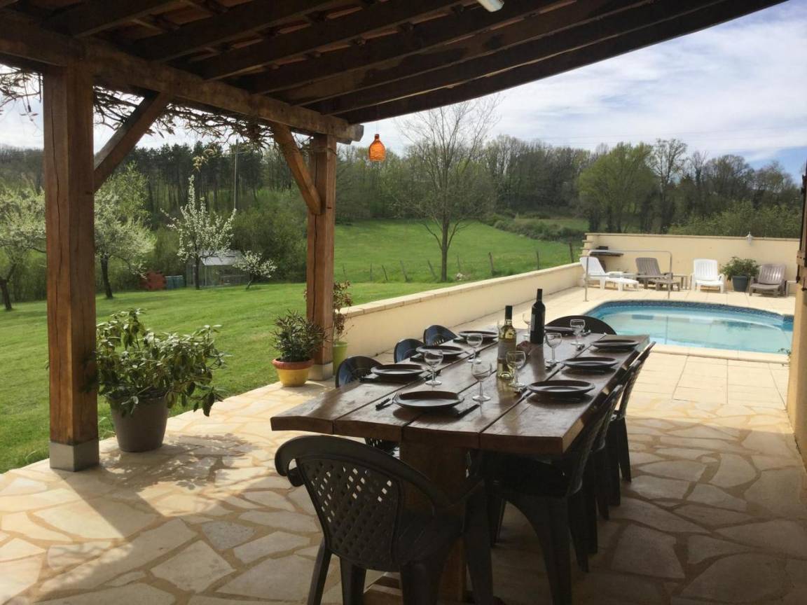 155 M² Gîte ∙ 3 Chambres ∙ 7 Personnes - Payrac