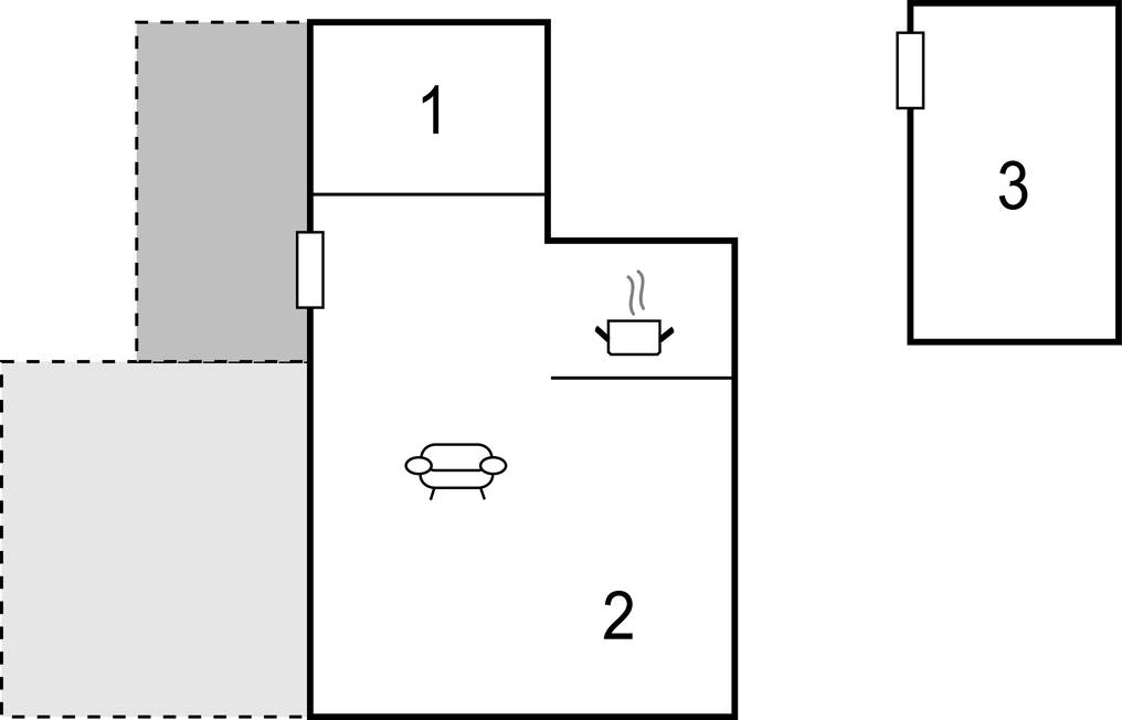 45 M² Maison De Vacances ∙ 2 Chambres ∙ 5 Personnes - Sandviken
