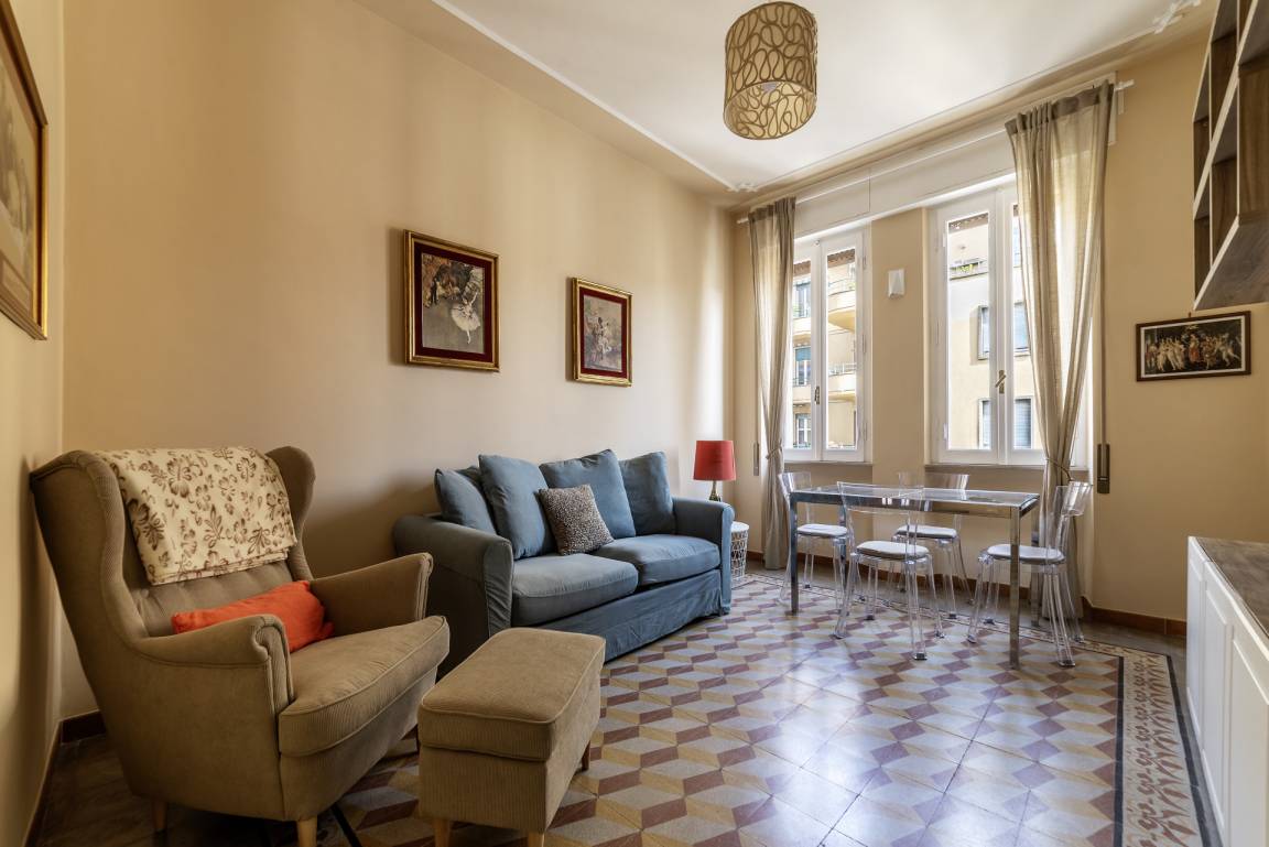 60 M² Ferienwohnung ∙ 1 Schlafzimmer ∙ 4 Gäste - Rom